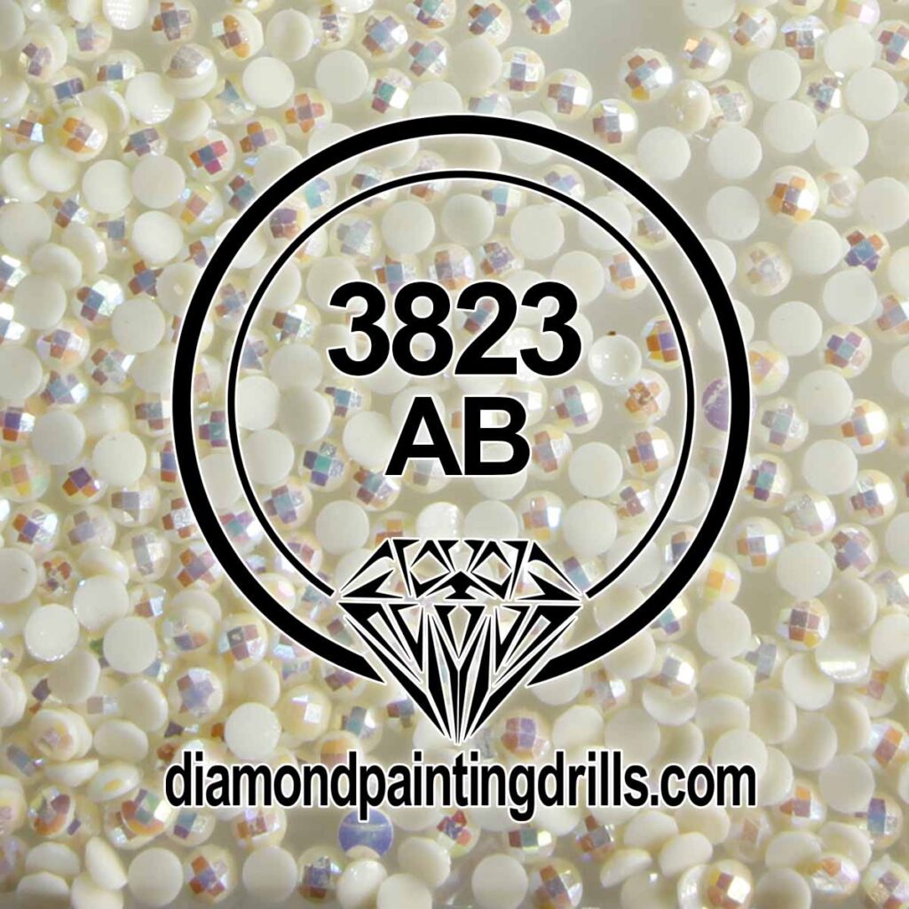 3823 Yellow - Ultra Pale - Round AB - Diamond Painting Drills