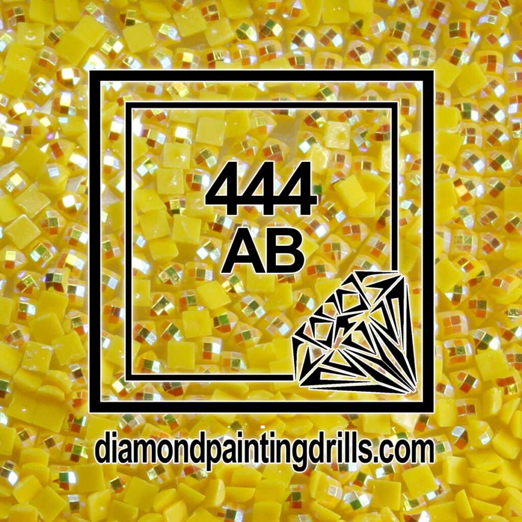 444 Lemon - Dark - Square AB - Diamond Painting Drills
