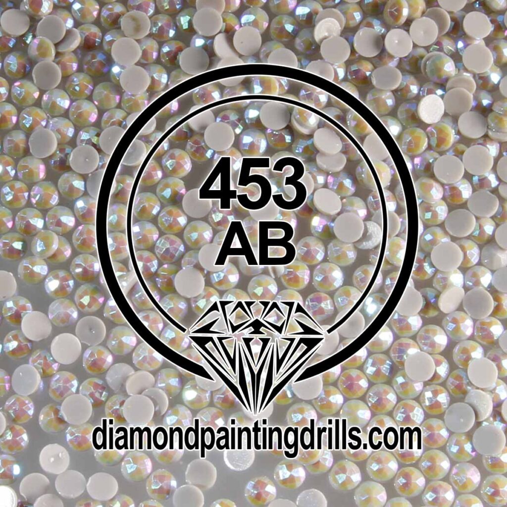 453 Shell Gray - Light - Round AB - Diamond Painting Drills