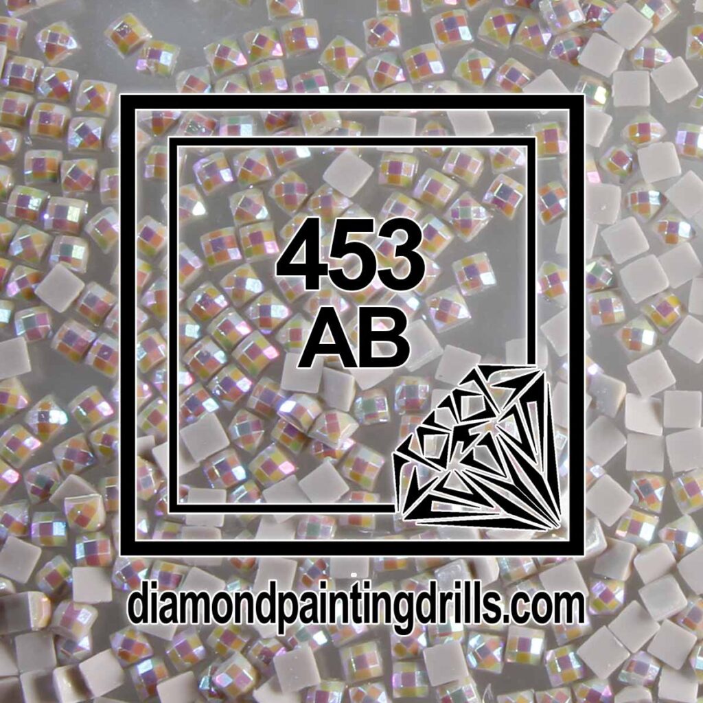 453 Shell Gray - Light - Square AB - Diamond Painting Drills