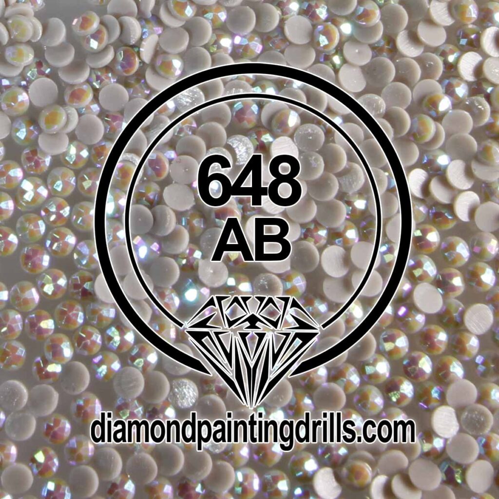 648 Beaver Gray - Light - Round AB - Diamond Painting Drills