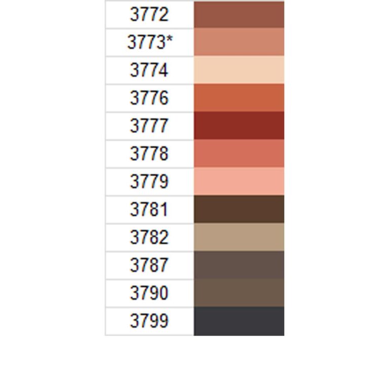 Round DMC Standard Color (#3772-3799) - Diamond Painting Drills
