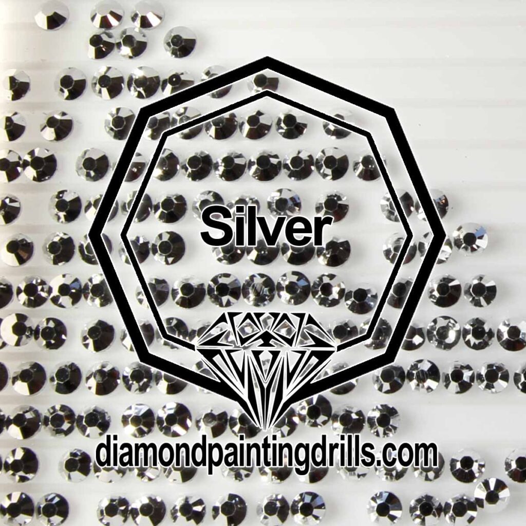 Round Crystal - Silver Metallic 3mm - Diamond Painting Drills