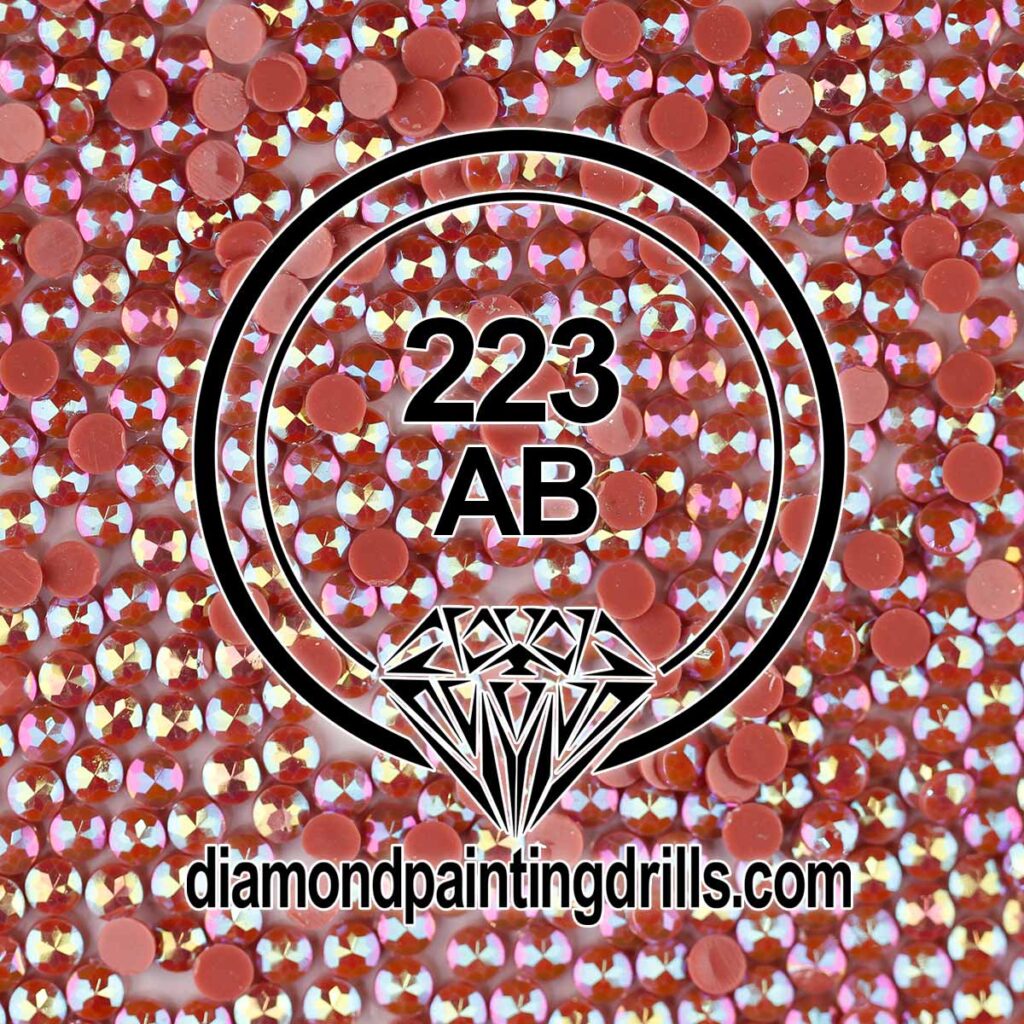 223 Shell Pink - Light - Round AB - Diamond Painting Drills