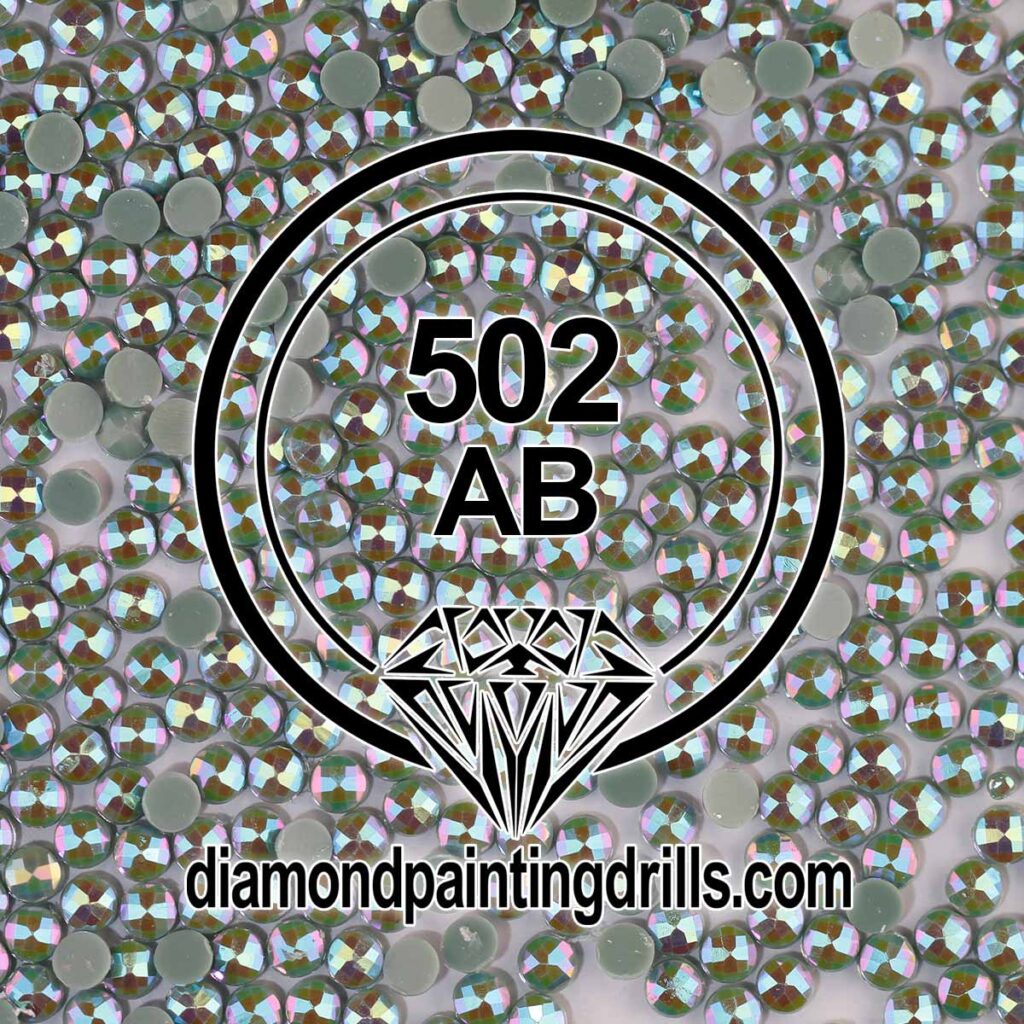 502 Blue Green - Round AB - Diamond Painting Drills