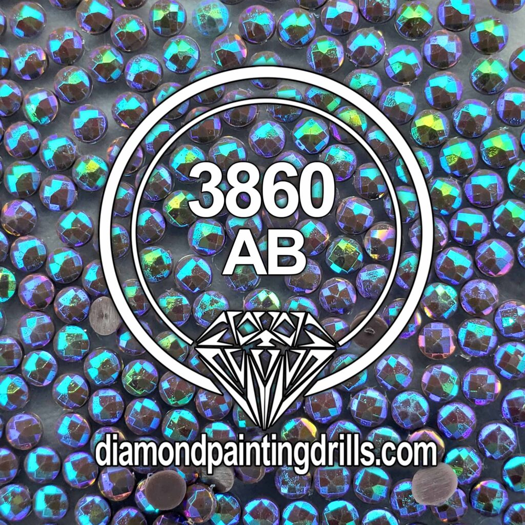 3860 Cocoa - Round AB - Diamond Painting Drills