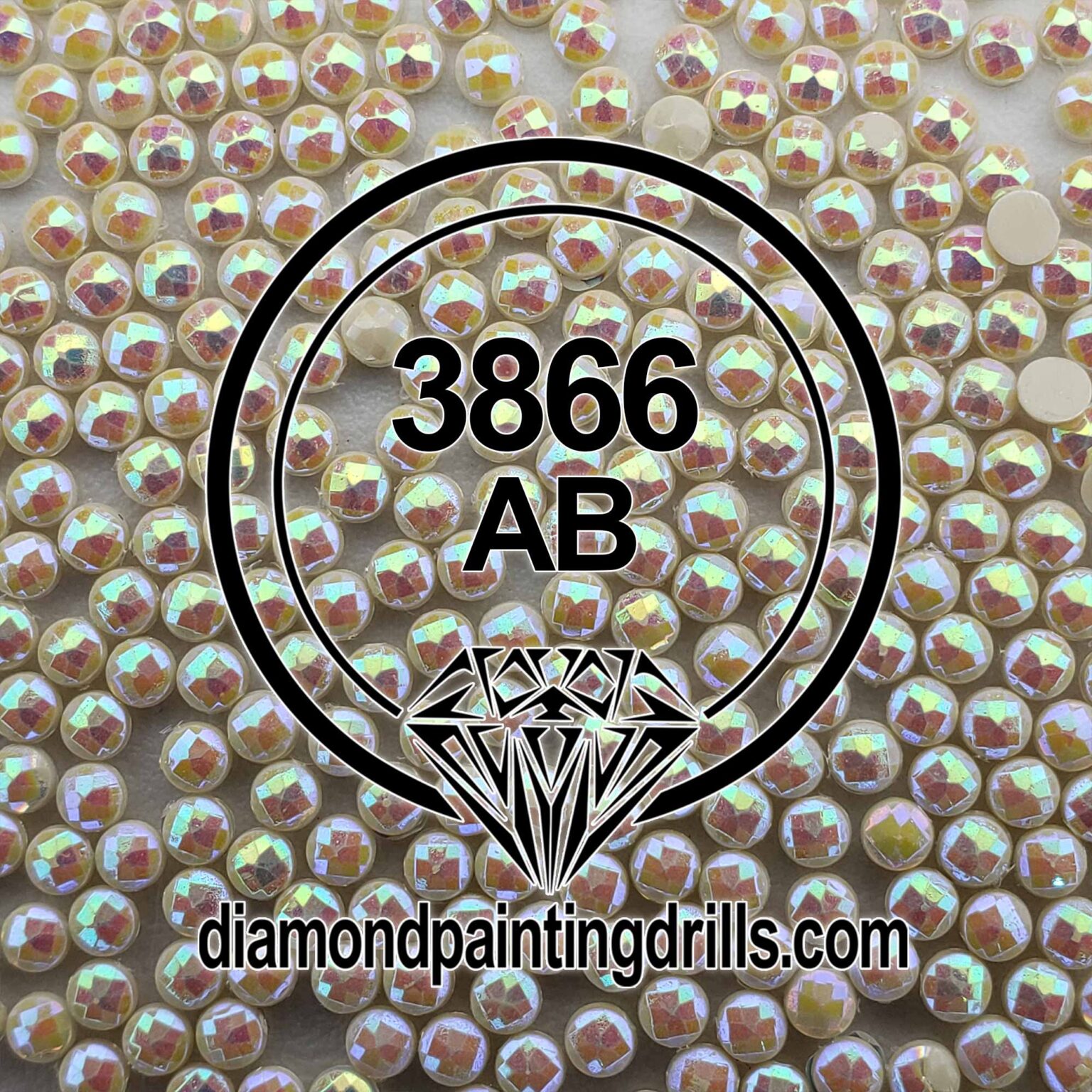 DMC 3866 Round AB Diamond Painting Drills