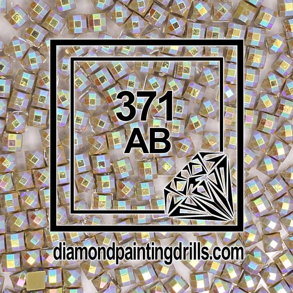 DMC 371 Mustard - Square AB - Diamond Painting Drills