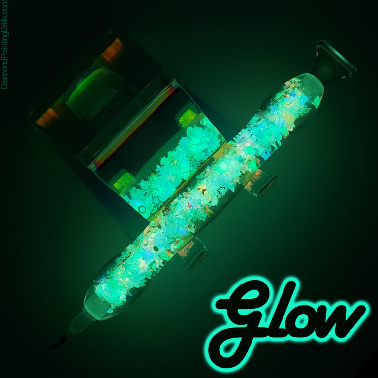 Glow in the Dark Handturned DP Pen - Diamond Painting Drills
