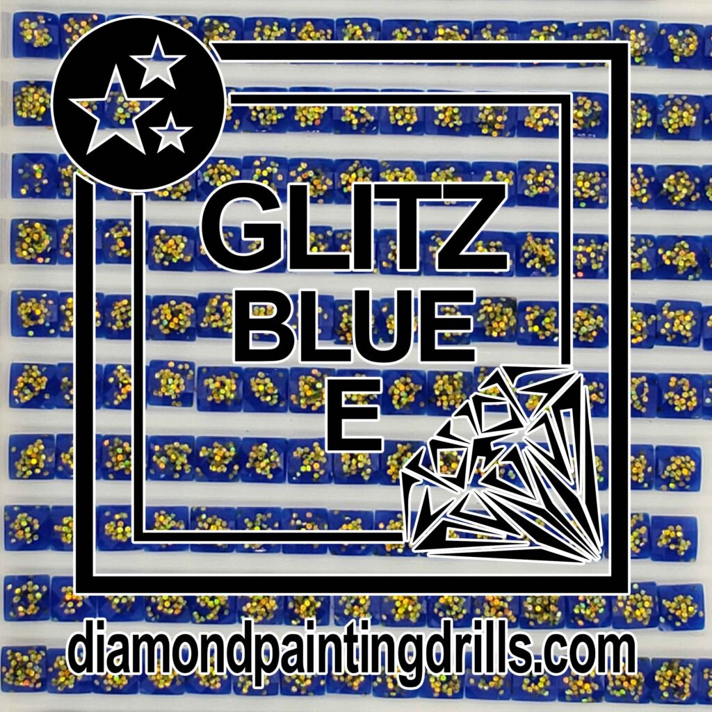 Blue 'E' Glitz Drills - Square - Diamond Painting Drills